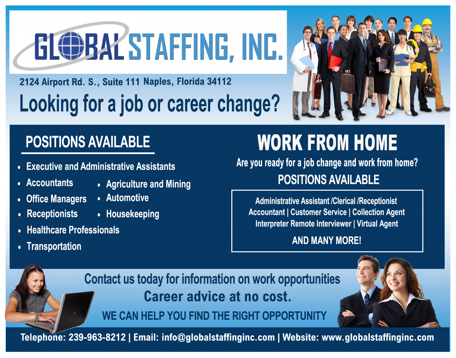 Contact Us - Global Staffing